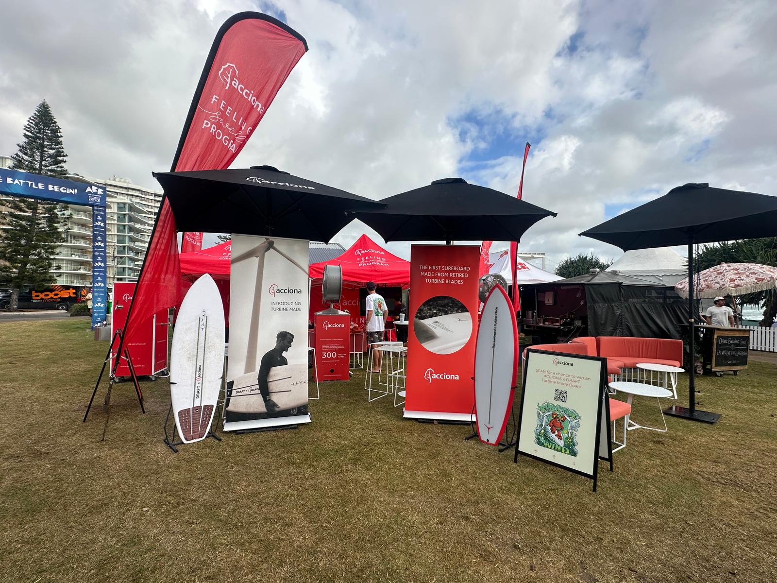 ACCIONA Shines at the 2025 Australian Boardriders Battle with Turbine ...